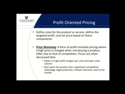 Pricing II - pricing strategies