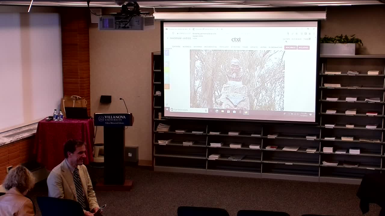 Dr. Nicholas Jones on "Cervantine Blackness."_11/3/2022