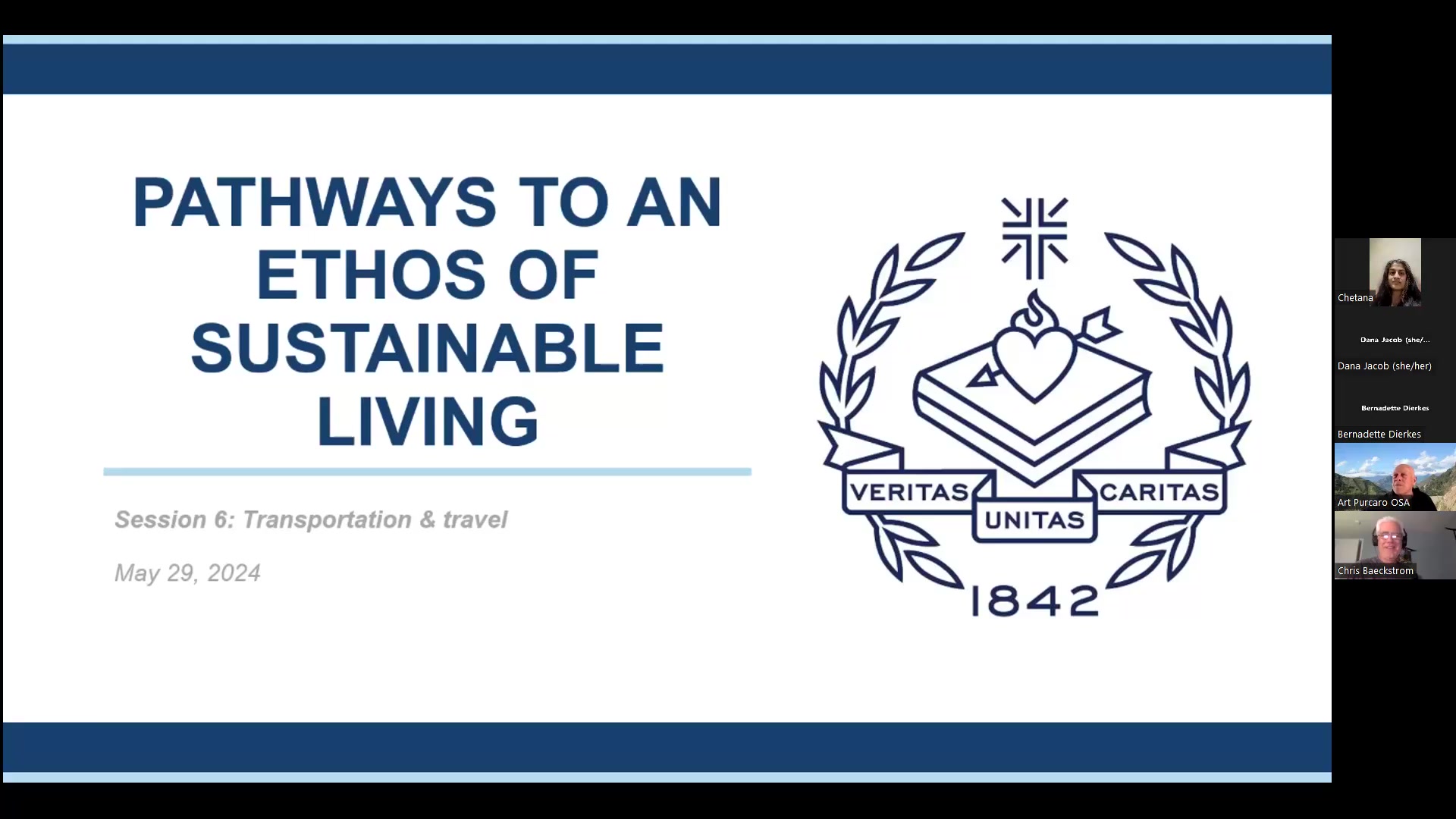 Pathways to an Ethos of Sustainable Living: Transportation and Travel Pathway