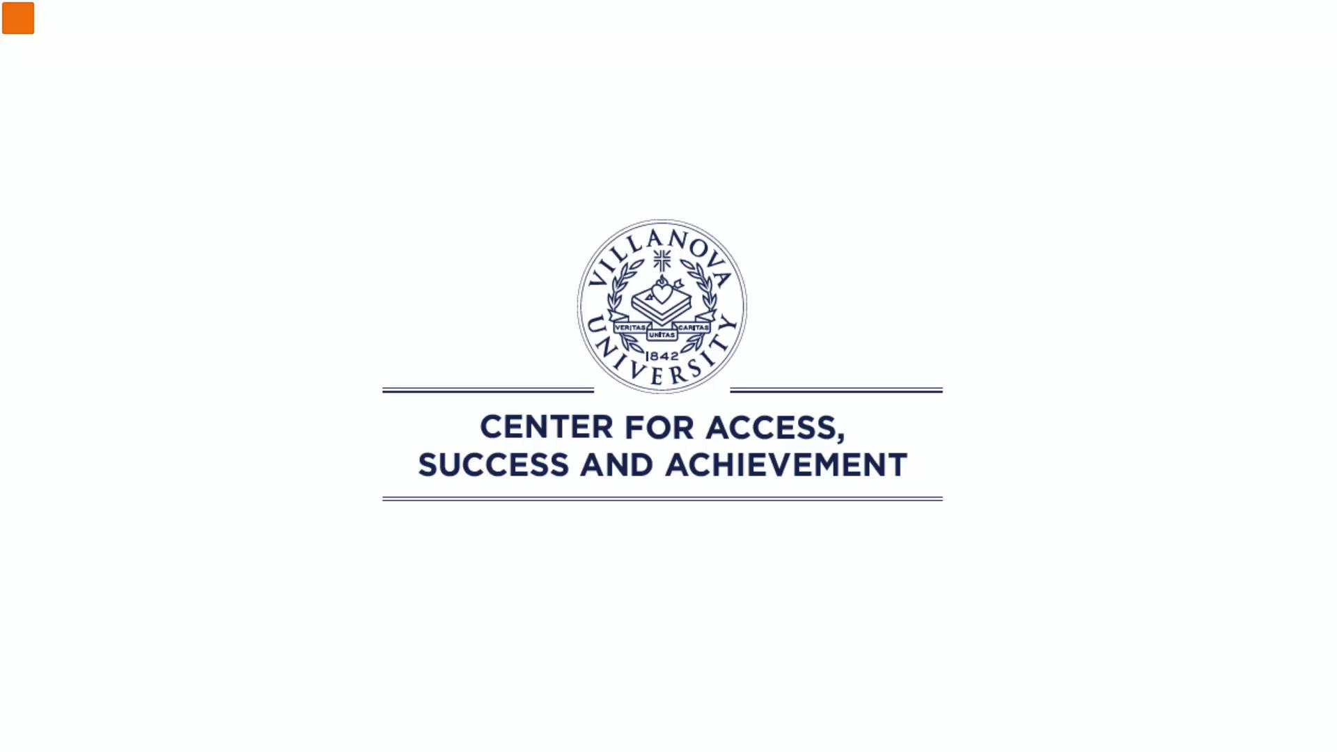 01 - Center for Access, Success, and Achievement